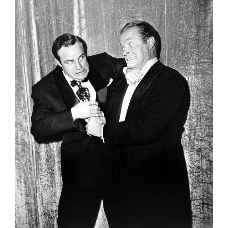 Globe Photos Entertainment & Media Marlon Brando and Bob Hope Fight ...