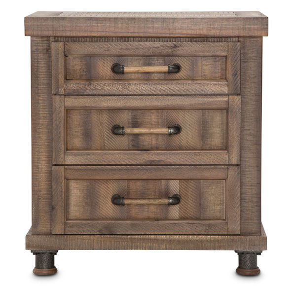 Michael Amini / Kathy Ireland Home Designs Table de chevet 3 tiroirs ...