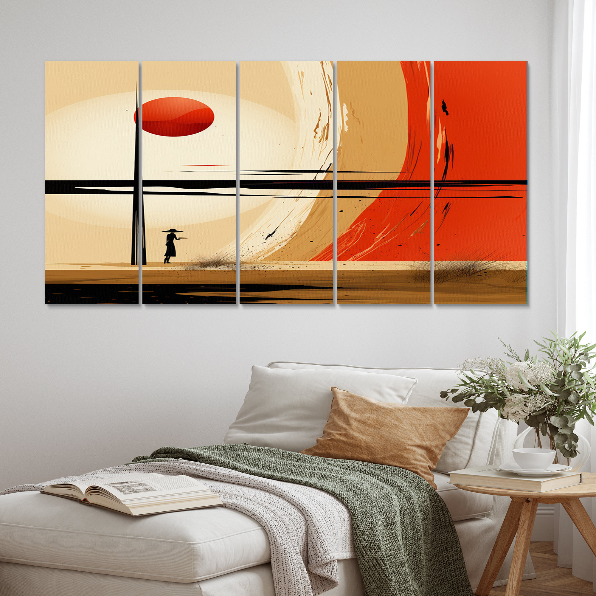 Wrought Studio Full Moon Celebration Of Solitude Landscape I - Modern ...