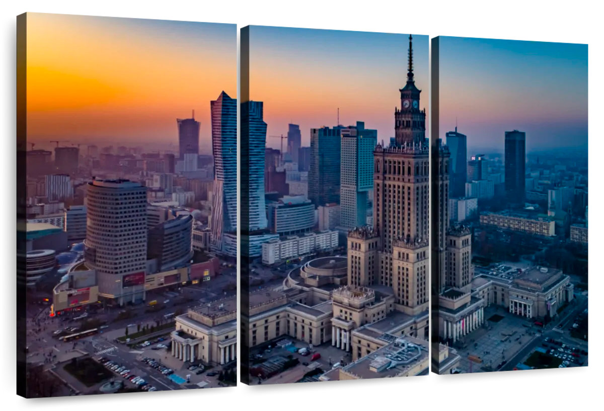 Ebern Designs Rorry Warsaw Poland Landmark | Wayfair