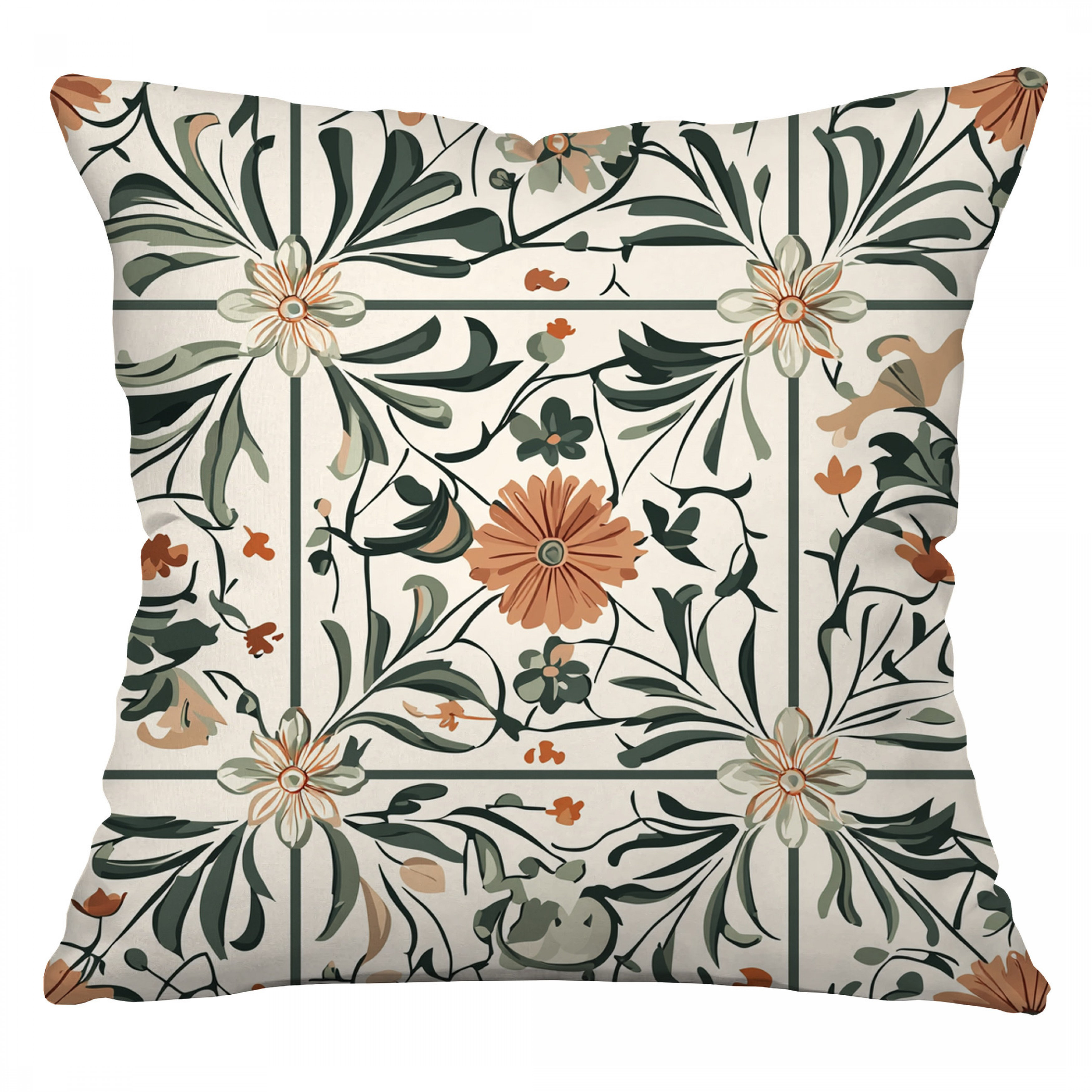 VisionDecor Botanical Throw Pillow, Graphics Cotton Twill Pillows | Wayfair