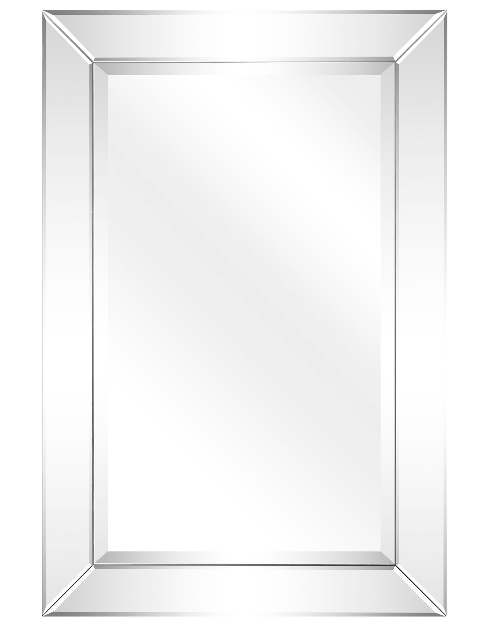 House of Hampton® Oren Glass Rectangle Wall Mirror & Reviews | Wayfair