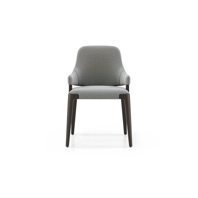 Modloft Hamilton Leather Dining Chair | Perigold