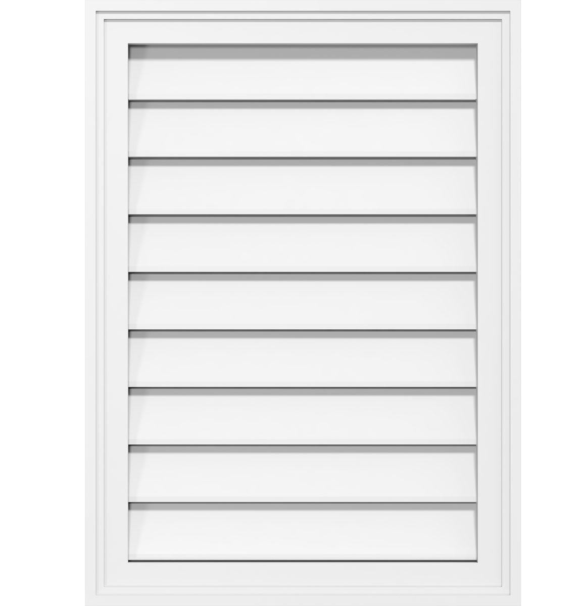 Ekena Millwork Rectangle Surface Mount Functional Brickmould Frame PVC ...