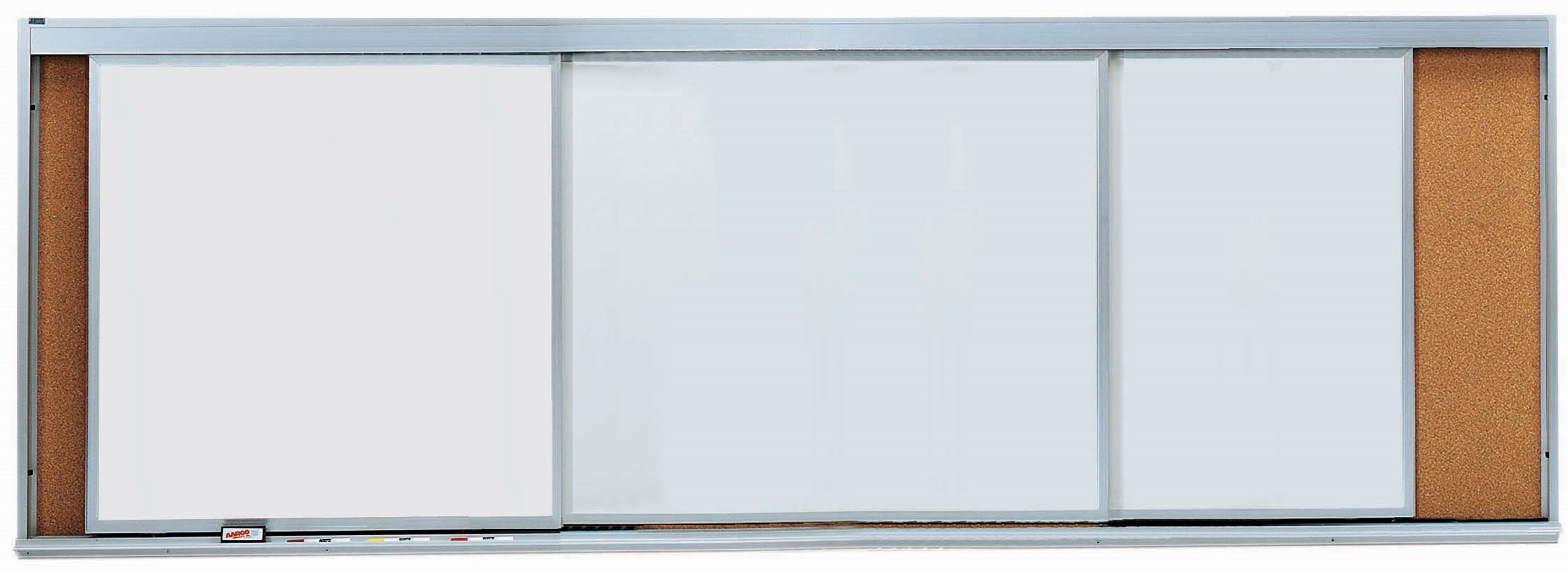 AARCO Horizontal Sliding Unit Whiteboard | Wayfair