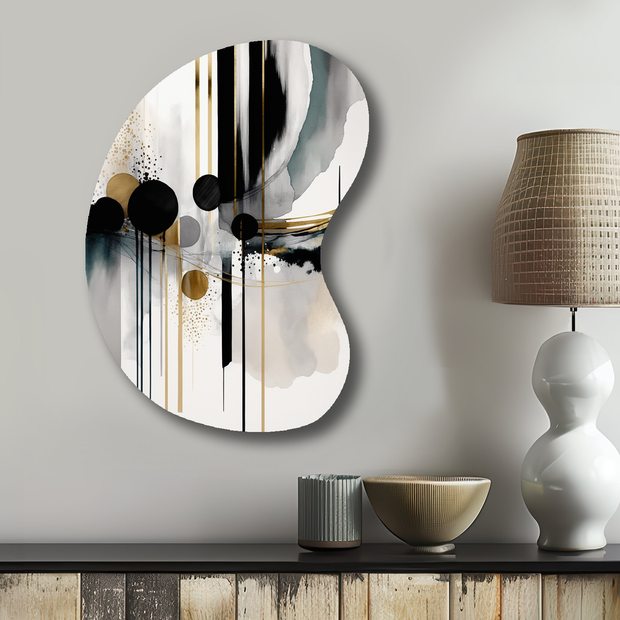 Brayden Studio® Abstract Transitional Shapes V - Abstract Shapes Boom ...