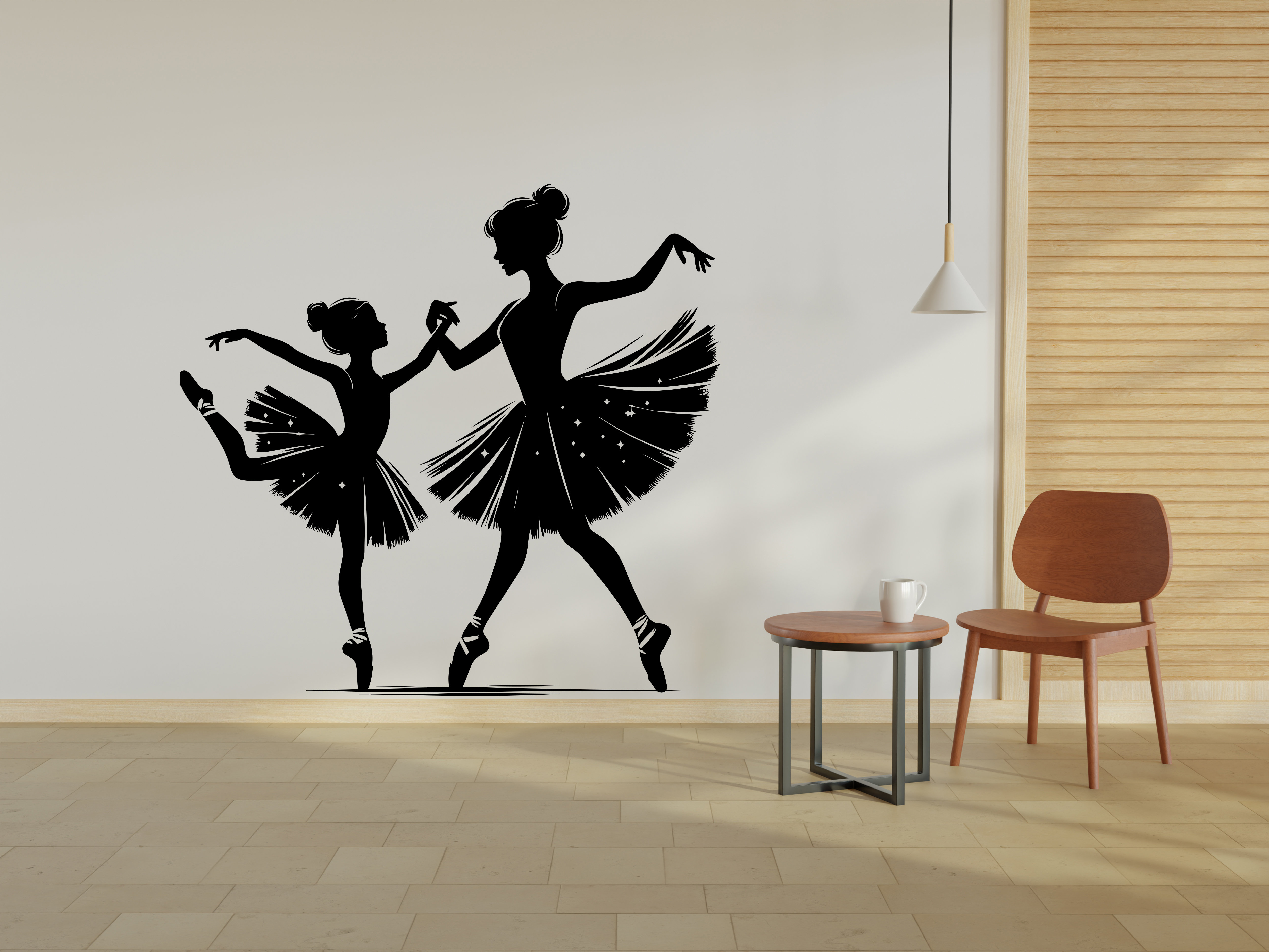 Mercer41 Ballerina Mom Daughter Decor, Ballerina Wall Decal, American ...