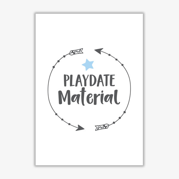 East Urban Home Playdate Material - Art Prints | Wayfair.co.uk