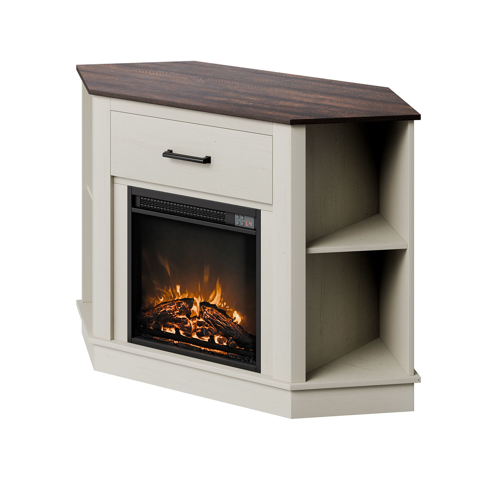 Ophelia & Co. Fireplace TV Stand 18-inch Electric Fireplaces for TVs up ...