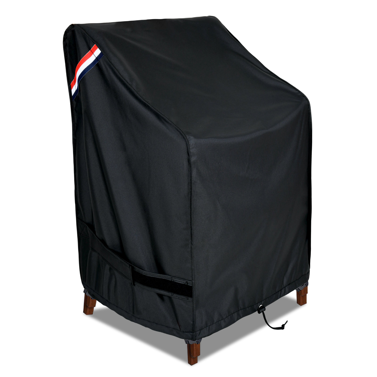 Arlmont & Co. Heavy-Duty Waterproof Stackable Patio Chair Cover - 28" W ...
