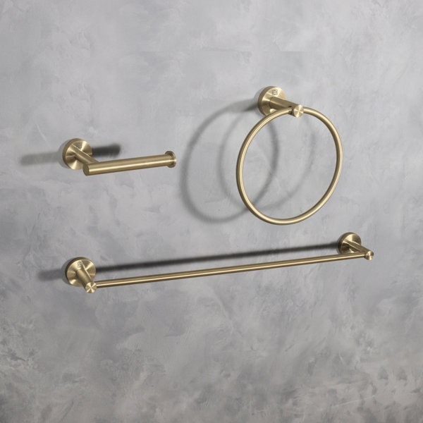 Gold Bathroom Hardware Sets You'll Love | Wayfair