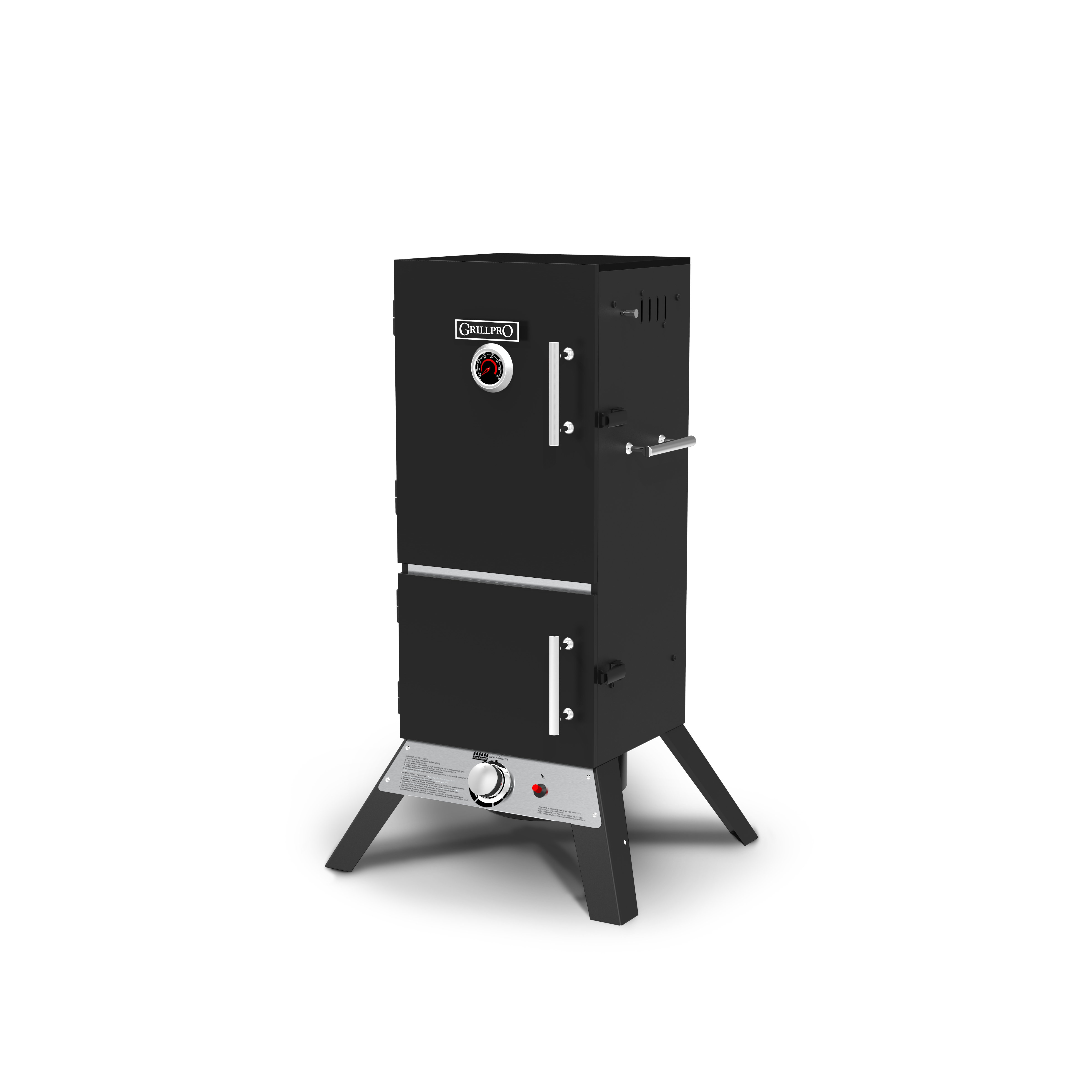 Grillpro Vertical Wood Portable 700 Square Inches Propane Smoker ...