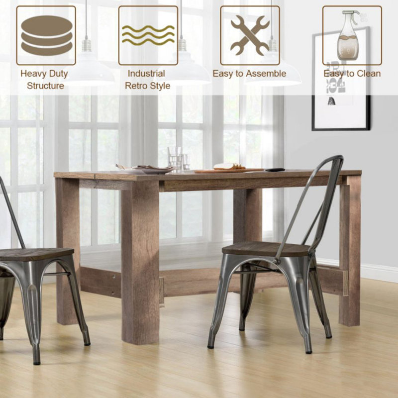 Union Rustic Summerlin Counter Height Dining Table & Reviews | Wayfair