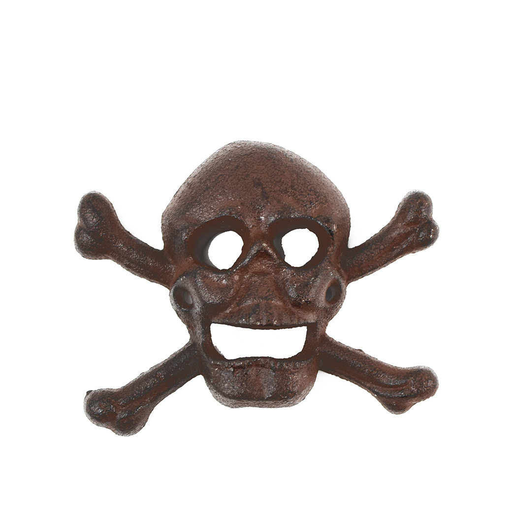 The Holiday Aisle® Ruithero Metal Skull and Crossbones Beer Soda Bottle ...
