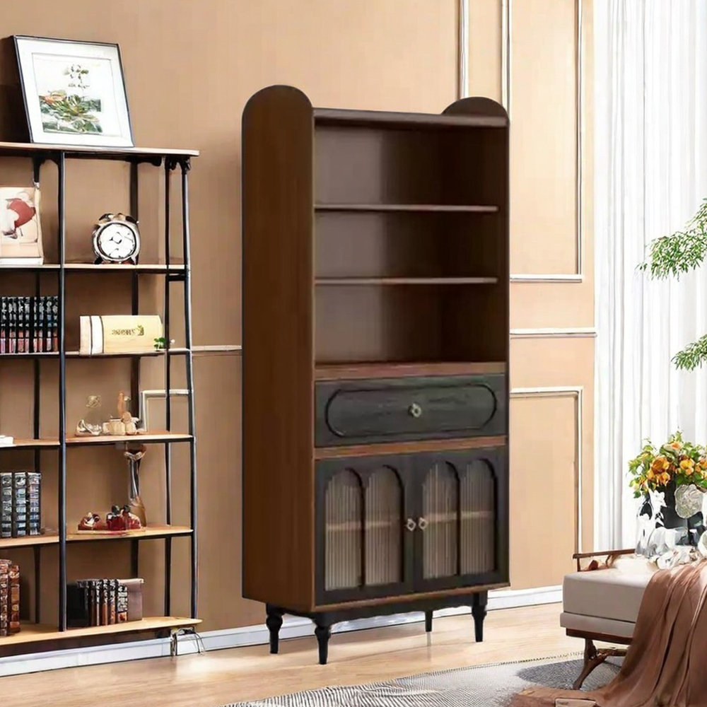 Parttlion French retro light luxury solid wood bookcase - Wayfair Canada
