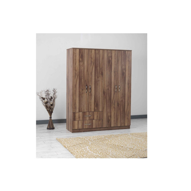 Alpen Home Isleton 4 Door Manufactured Wood Wardrobe | Wayfair.co.uk