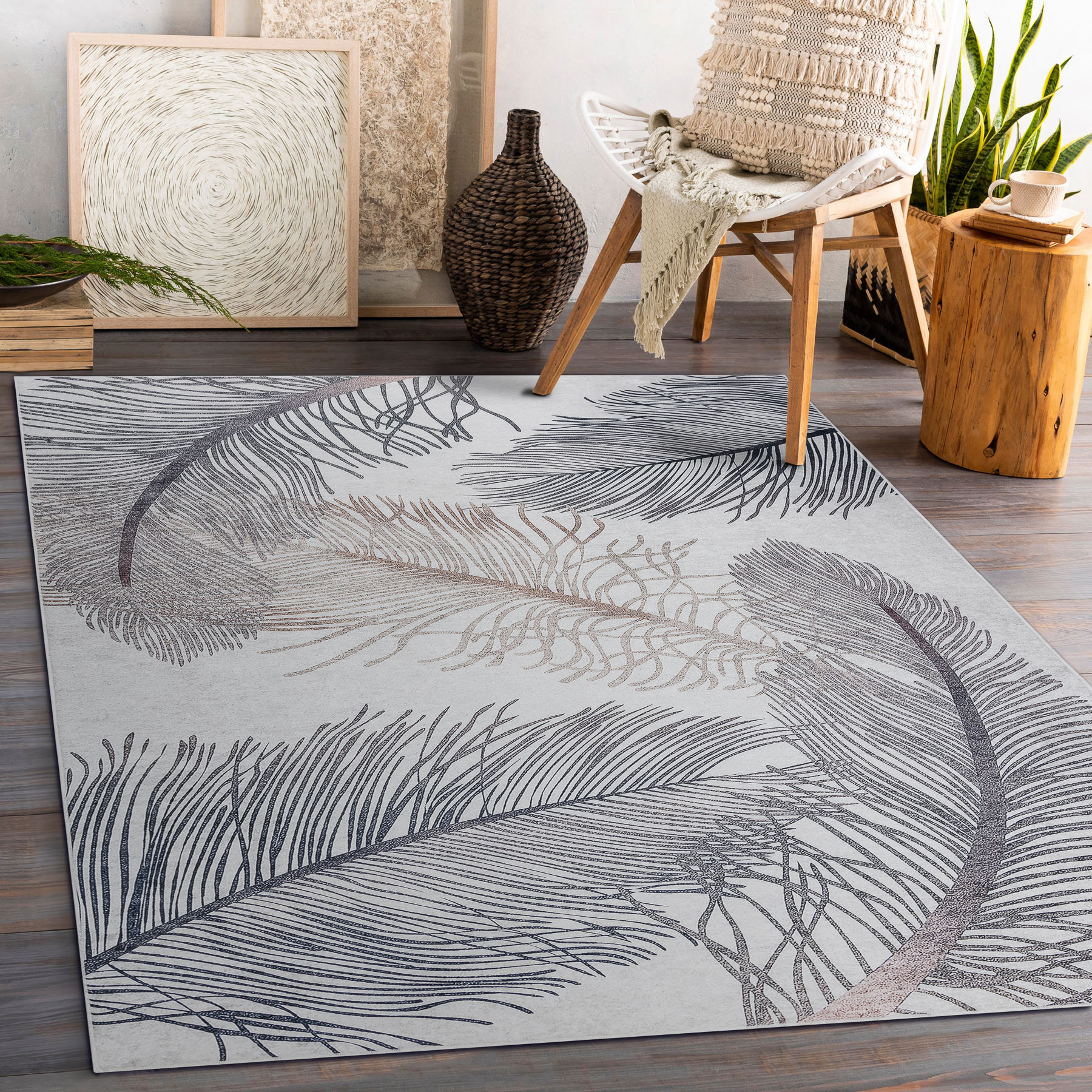 Bloomsbury Market Mamani Grey Rug | Wayfair.co.uk