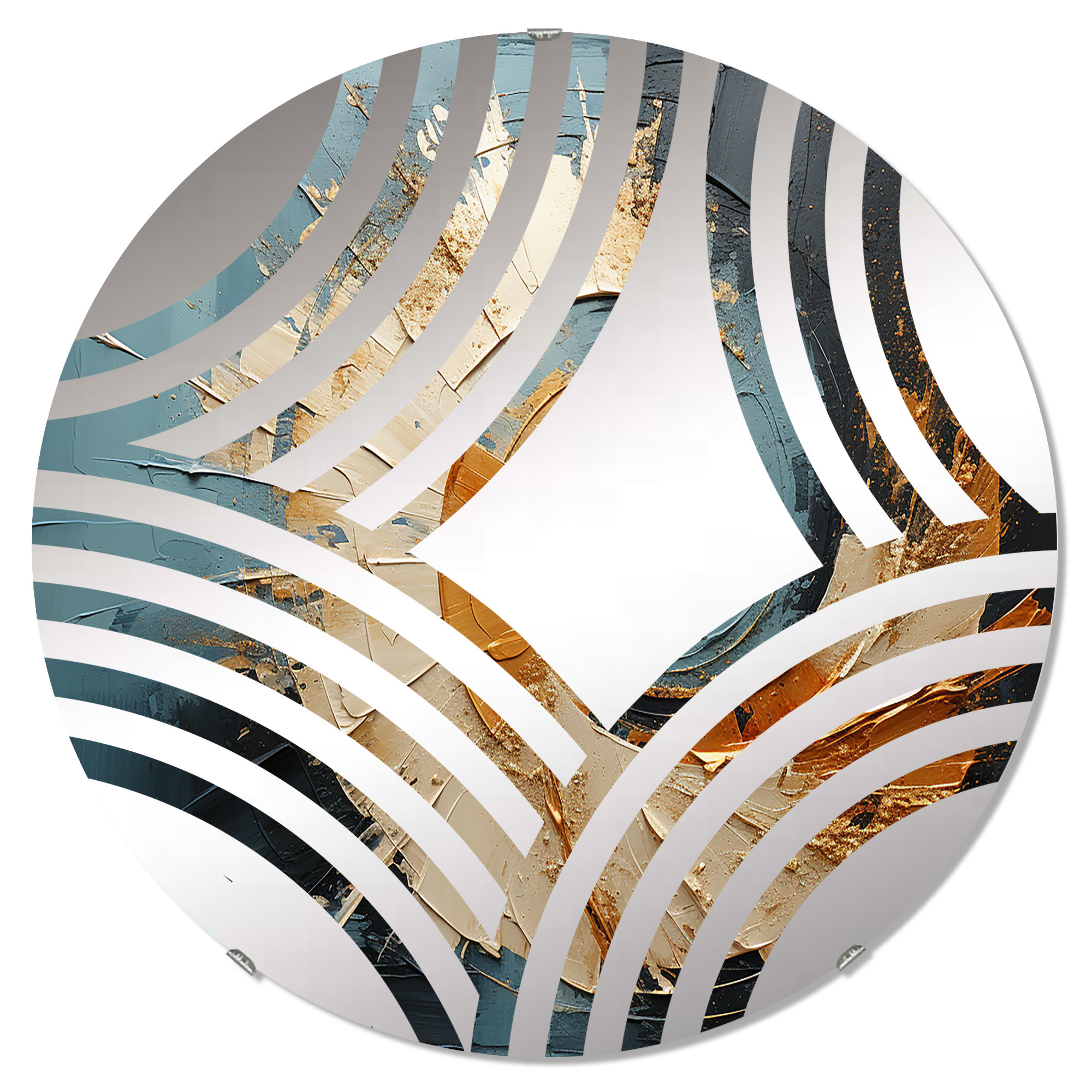 East Urban Home Desert Mirage Swirl Vortex I - Baptist Fan Decorative ...