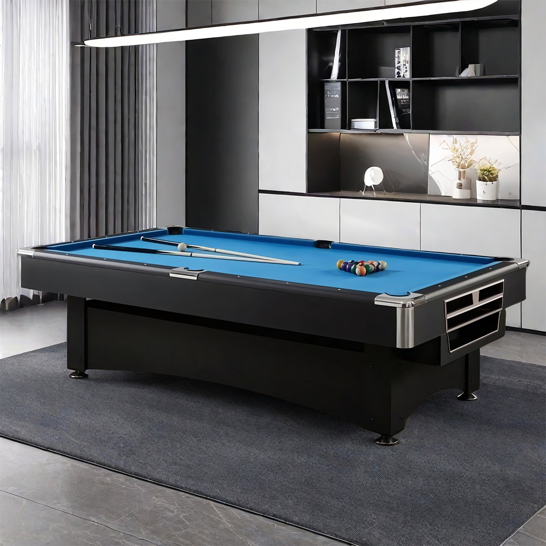 QUACOMFOR Standard 7' Automatic Ball Return Pool Table. | Wayfair