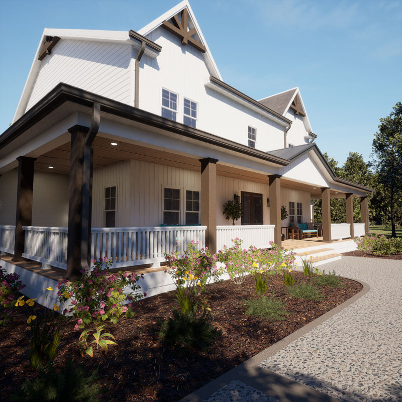 Ekena Millwork Balustrade Rail Support Block, Factory Primed ...