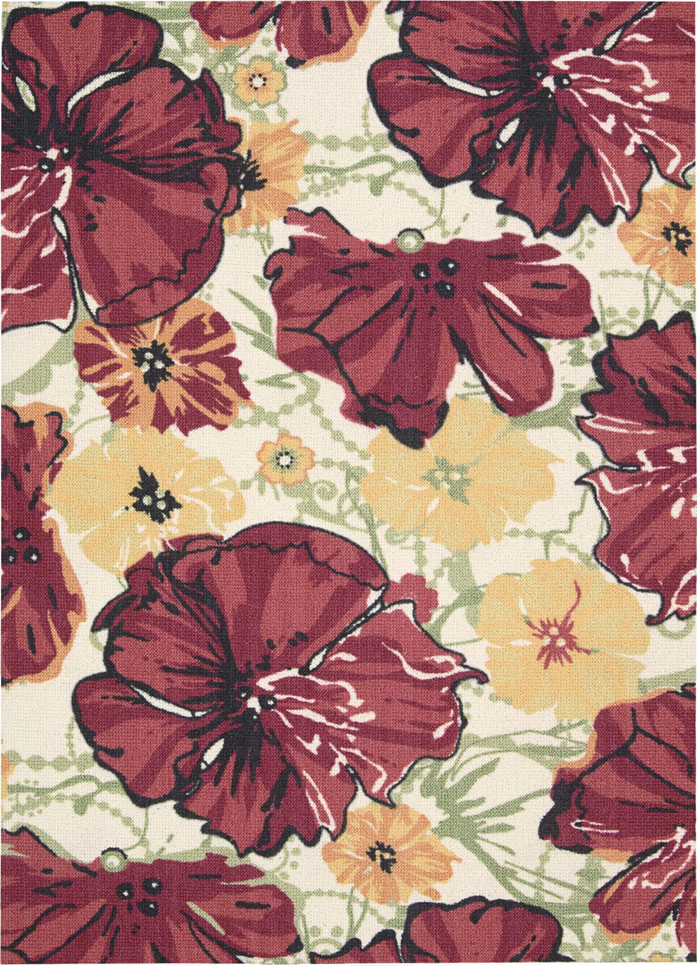 Winston Porter Shala Hand-Tufted Wool Ivory/Red Area Rug & Reviews ...