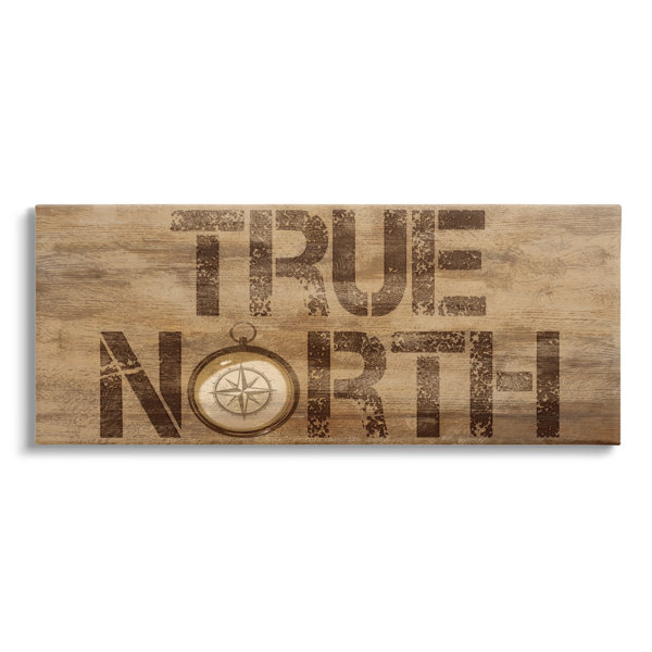 Trinx " Rustic True North Compass " by Lucca Shappard on Canvas ...