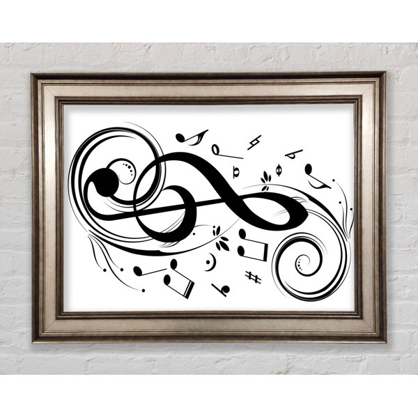 Bright Star Musical Note - Single Picture Frame Art Prints | Wayfair.co.uk