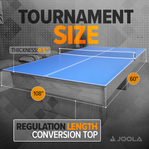 JOOLA Tetra 4-Piece Table Tennis Table Conversion Top - Includes Ping ...