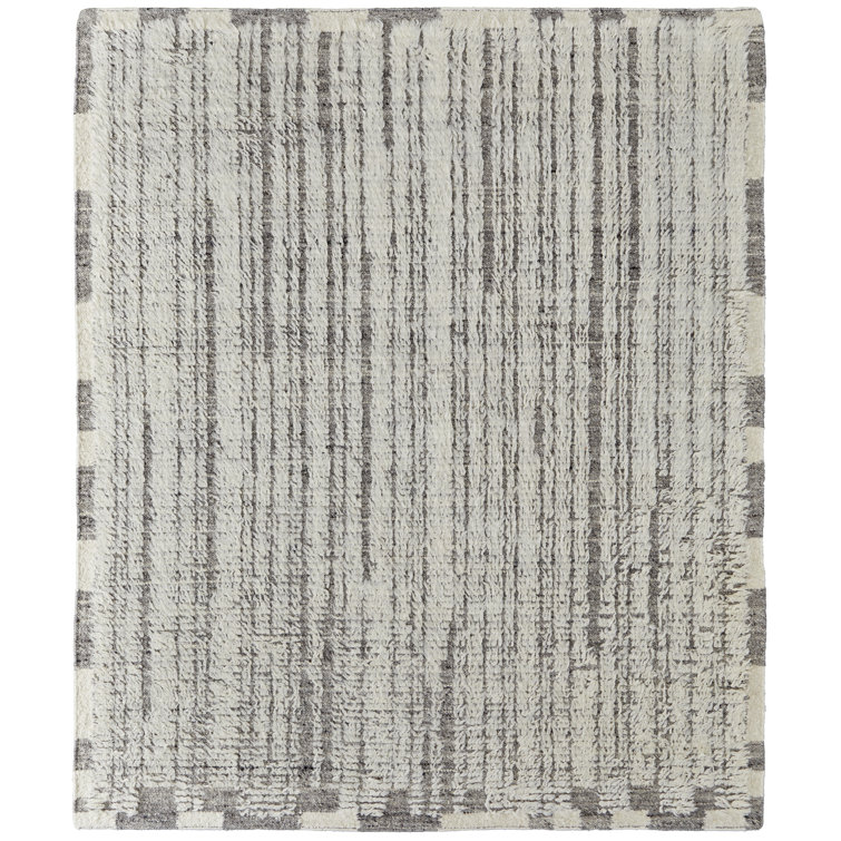 Hokku Designs Jalaycia Hand Loomed Wool Abstract Rug | Wayfair