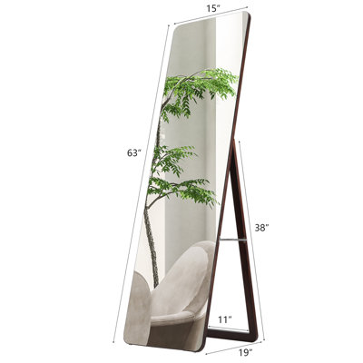Latitude Run® Rectangle Solid Wood Mirror & Reviews | Wayfair