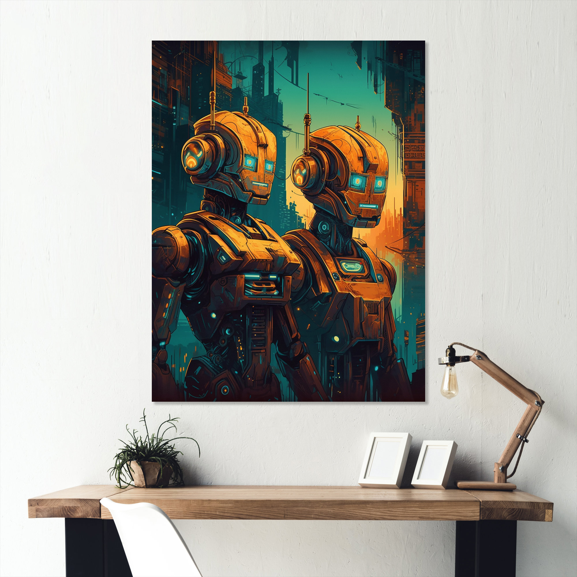 Trinx Robots On A Mission II - Space Metal Wall Décor - Wayfair Canada