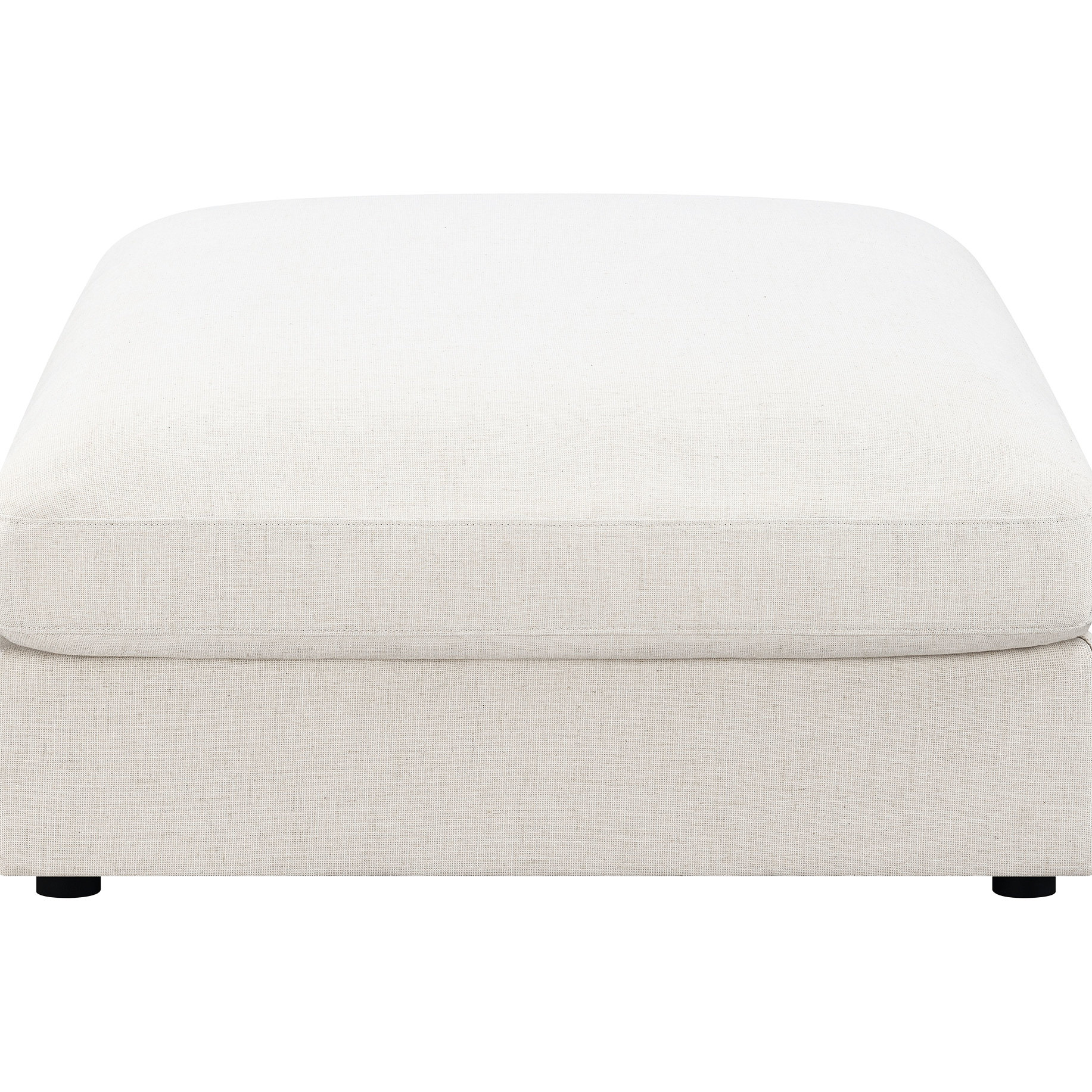 Hokku Designs Charcoal Square Upholstered With Chenille For A ...