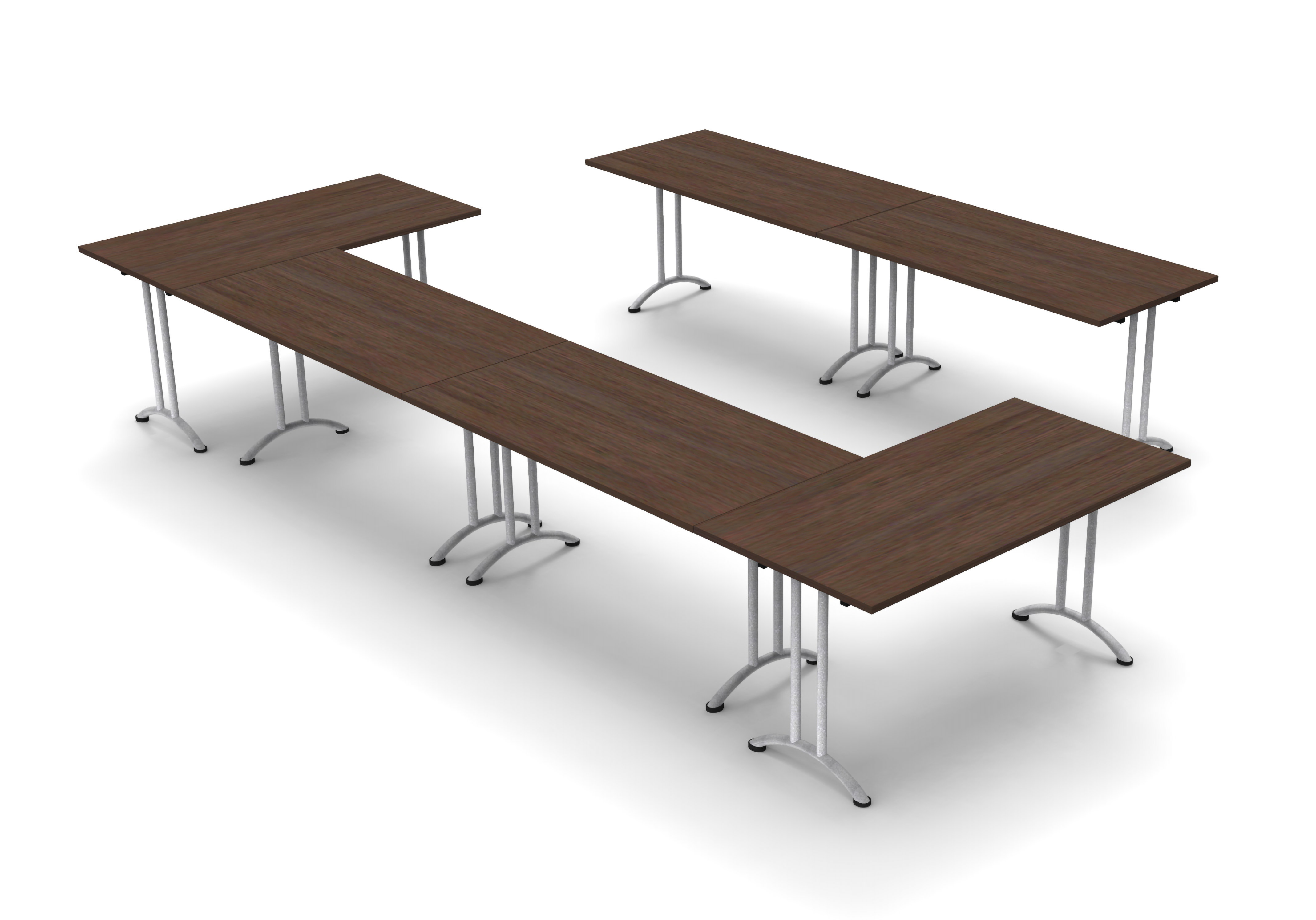 The Twillery Co. Rhode 12 Person Conference Meeting Tables Complete ...