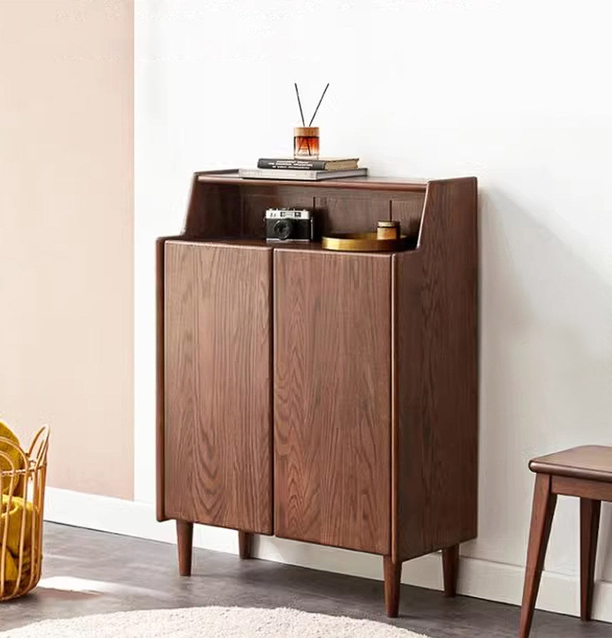 Rite Treasure 25.59" Rectangular Solid Wood Shoe Storage | Wayfair