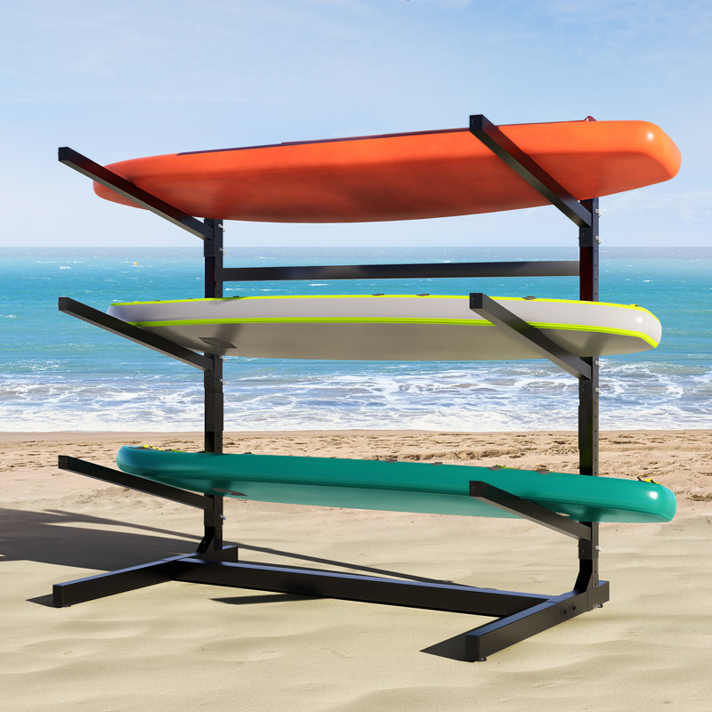 WFX Utility™ Metal Kayak Storage Rack, Heavy Duty Adjustable with 3 ...