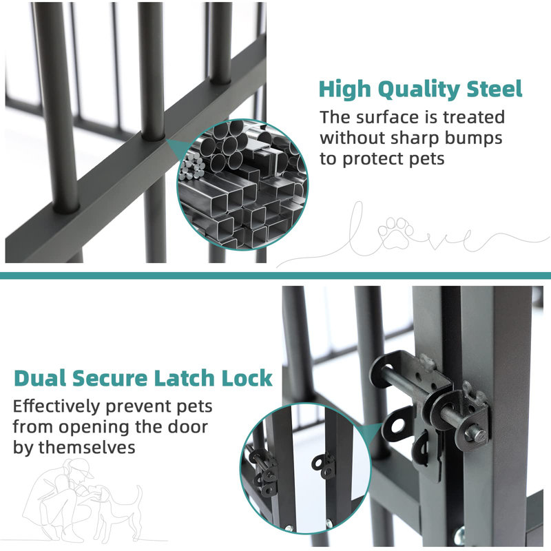Meetwarm Large Outdoor Dog Pen & Reviews | Wayfair