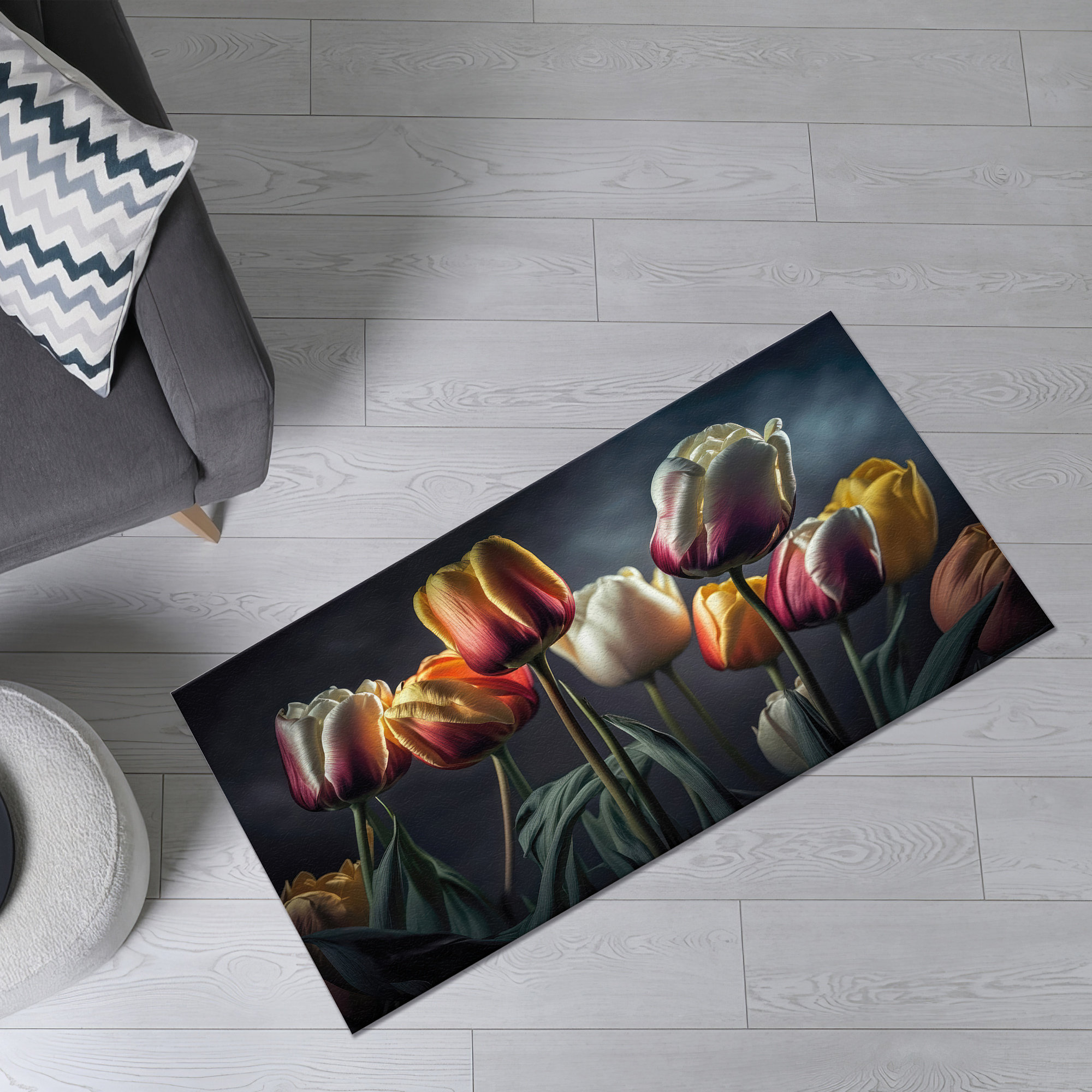 kayra export Abstract Geometric Printed Rug for a Modern Aesthetic ...