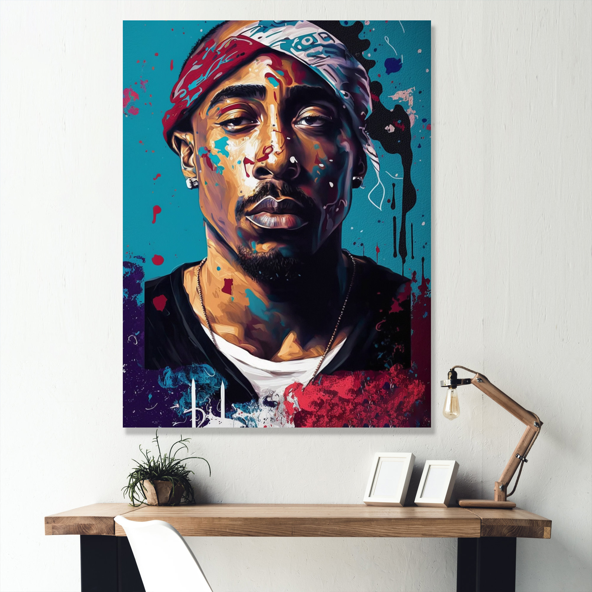 Winston Porter Tupac King Of Rap II - Celebrity Wall Art Prints ...