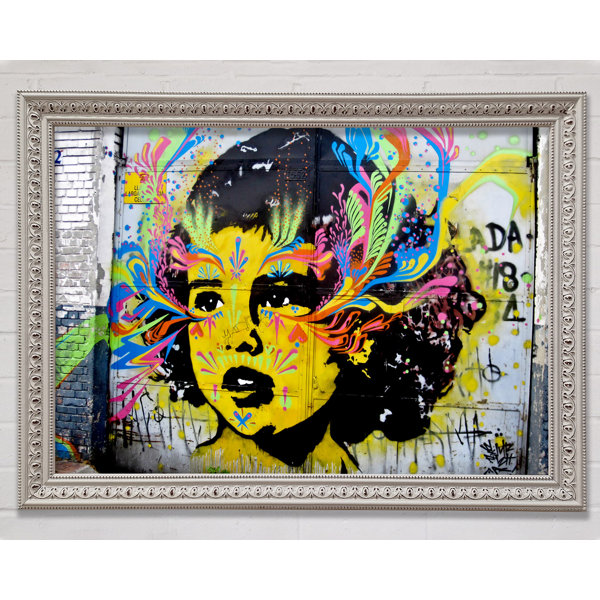 Happy Larry Flower Child Framed Print | Wayfair.co.uk