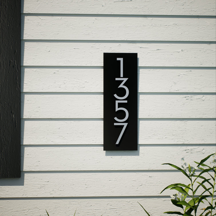 Post & Porch Simply Sweet Wall Address Plaque & Reviews | Wayfair