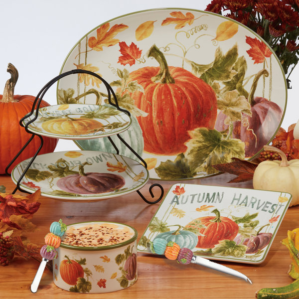 Certified International Autumn Harvest 16Pc Dinnerware Set & Reviews ...