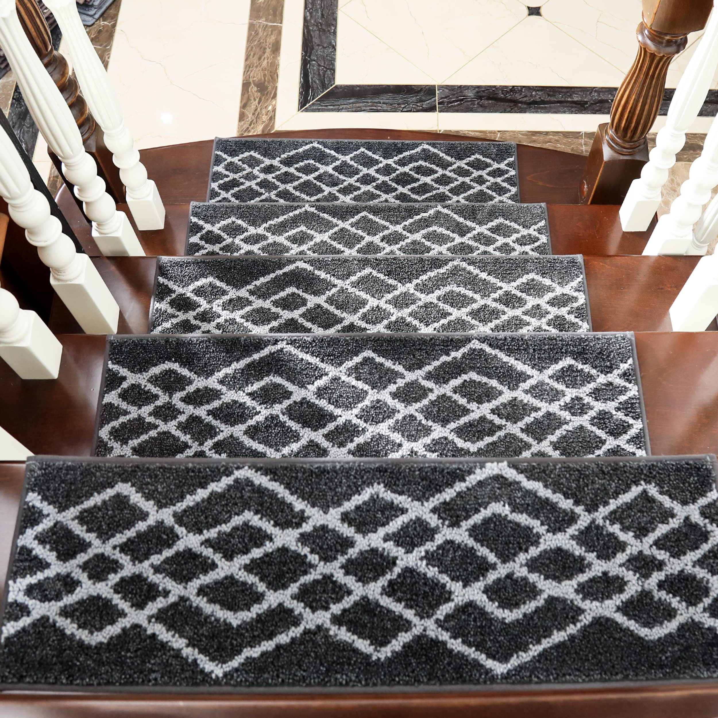 Red Barrel Studio® Non-Slip Stair Treads Carpet Mat For Wooden Steps ...