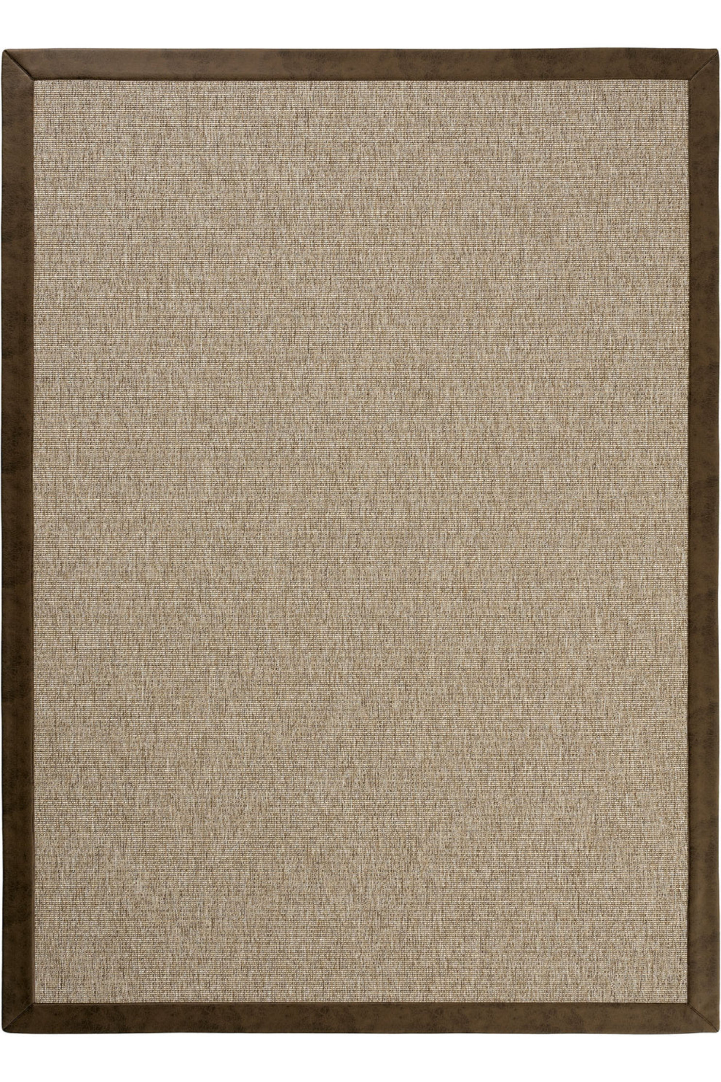 Rugpera Logan Leather Medusa Border Sisal Carpet | Wayfair