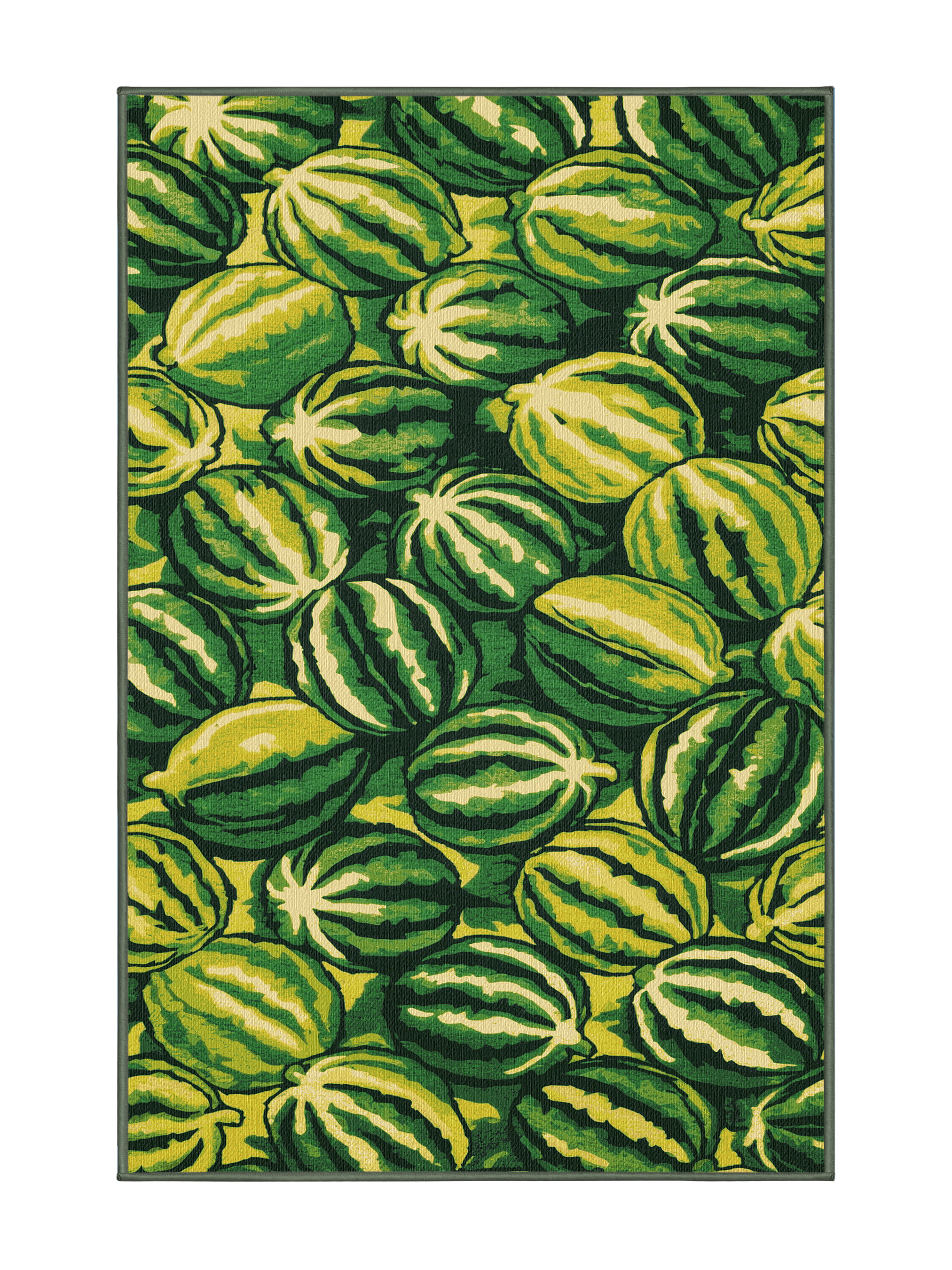 Dakota Fields Washable Pepino Melon Fruits Area Rug | Wayfair