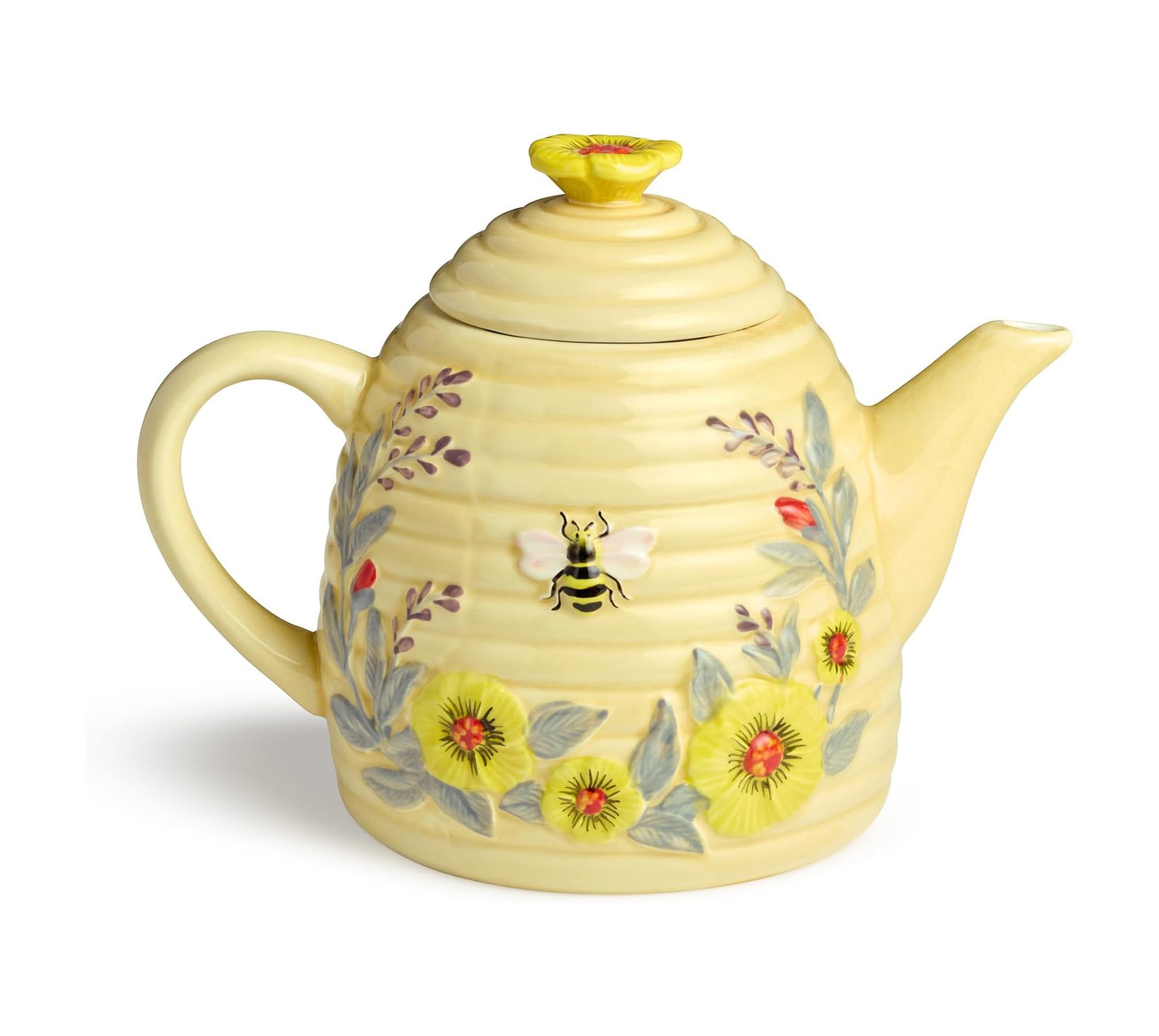 One Allium Way 32 oz. 3-D Beehive Teapot Ceramic - Wayfair Canada