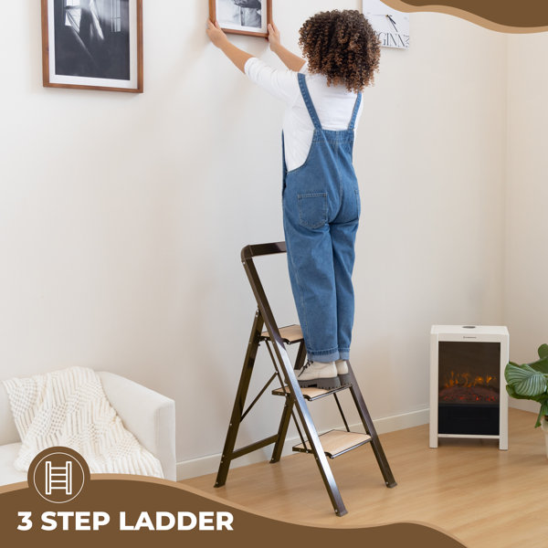 WFX Utility™ 3 - Step Aluminum Step Ladder & Reviews | Wayfair