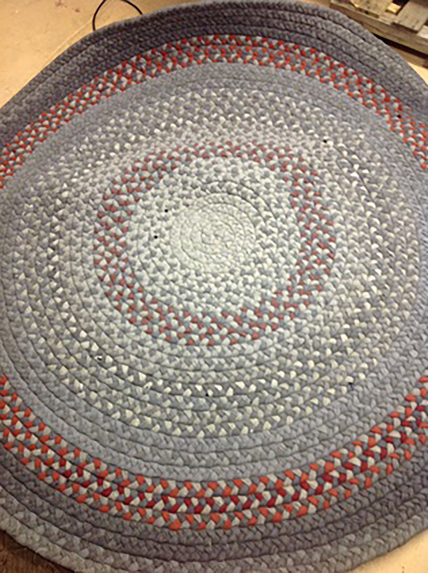 August Grove® Round Beldane Hand Braided Wool Blue Area Rug | Wayfair