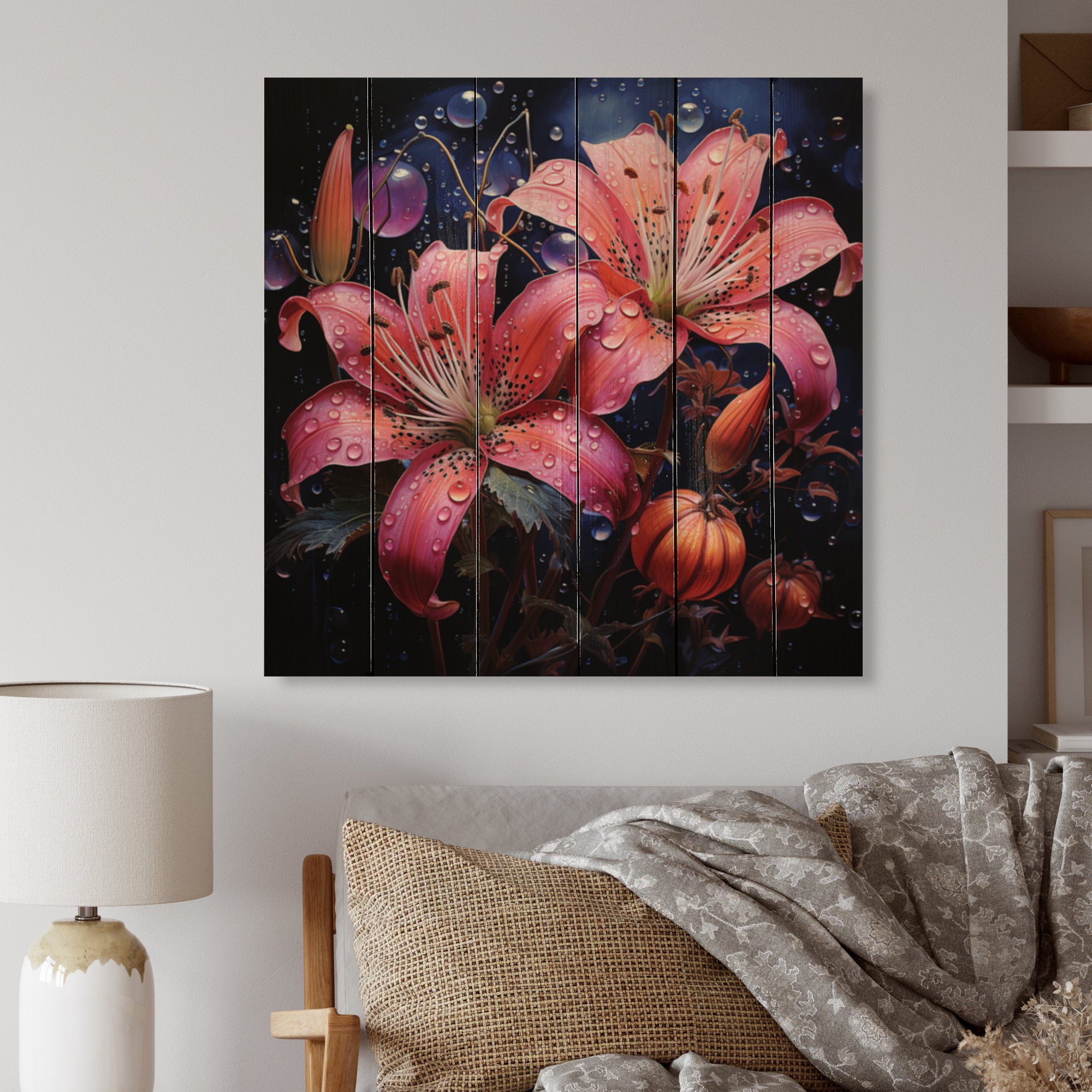 Red Barrel Studio® Jaliah Pink And Purple Fuchsia Fantasy III - Wayfair ...