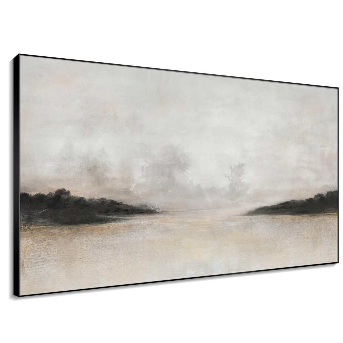 SIGNLEADER Misty Minimalist Nature Landscape Illustrations Extra Large ...