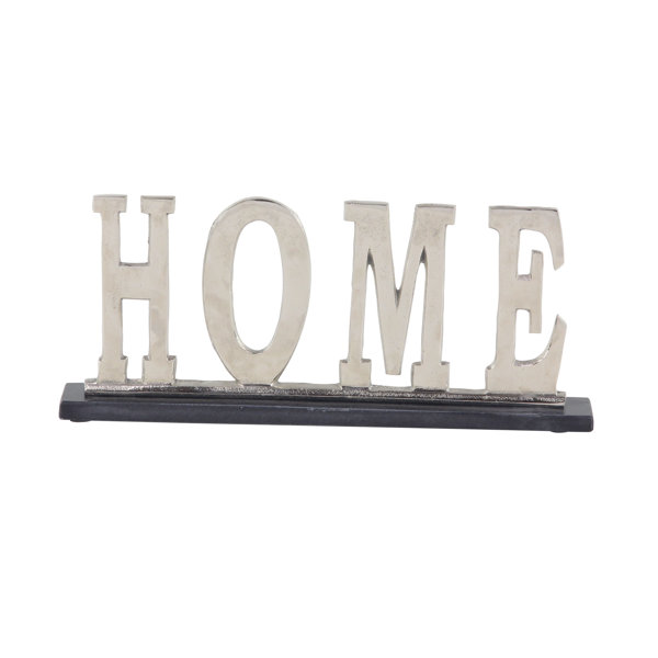 Gracie Oaks Gassett Modern Metal Kitchen Sign Letter Blocks & Reviews ...